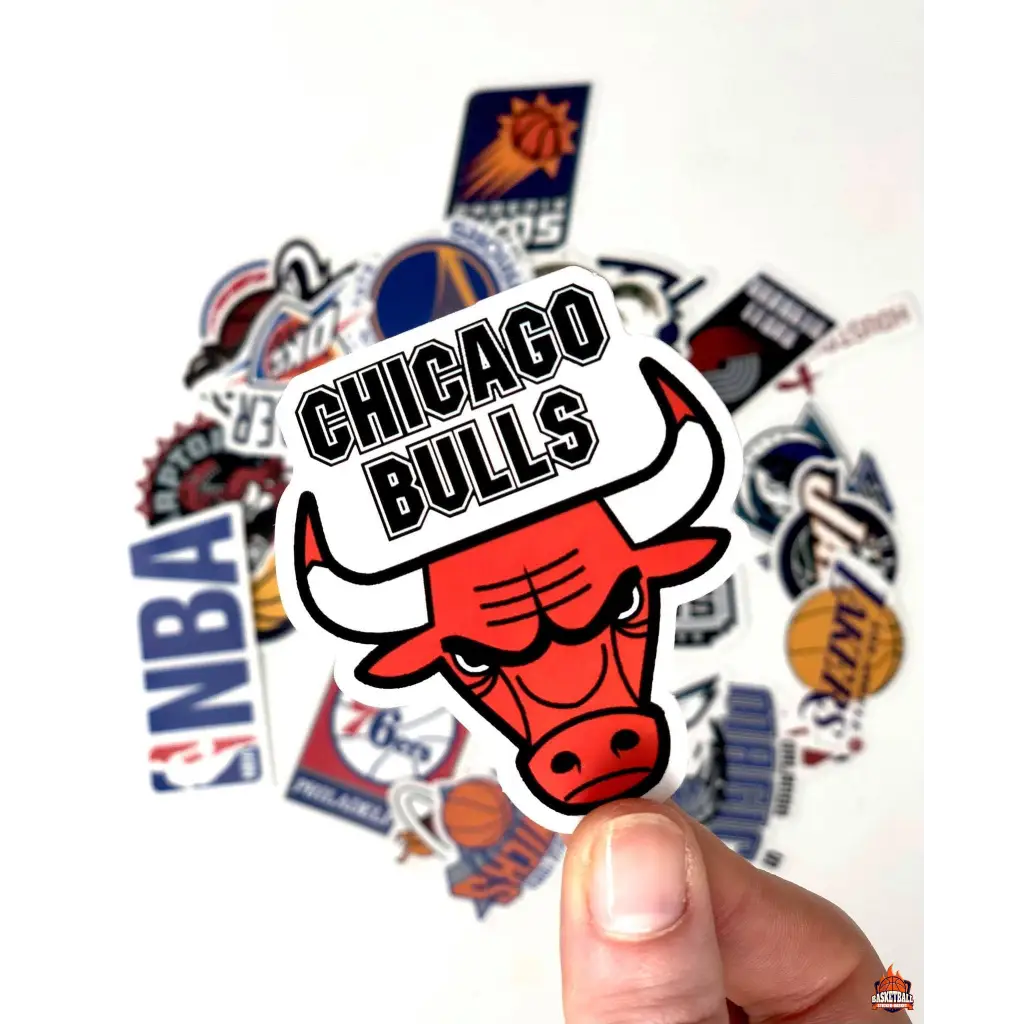 32 Stickers Autocollants NBA Basketball Lakers,bulls Celtics ...