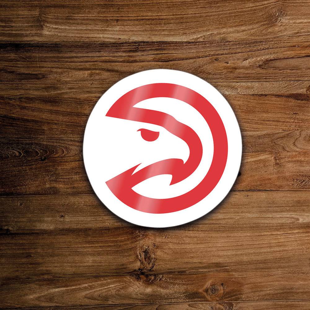 Sticker de décoration basket nba Sticker_autocollant_logo_atlanta_hawks ...