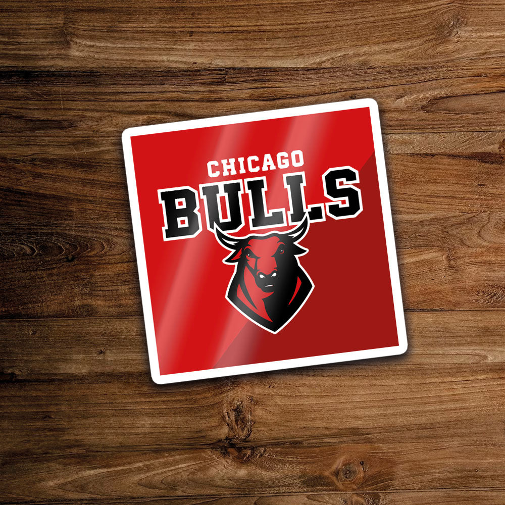 Sticker fan de basket nba Sticker_autocollant_logo_Chicago_bulls ...