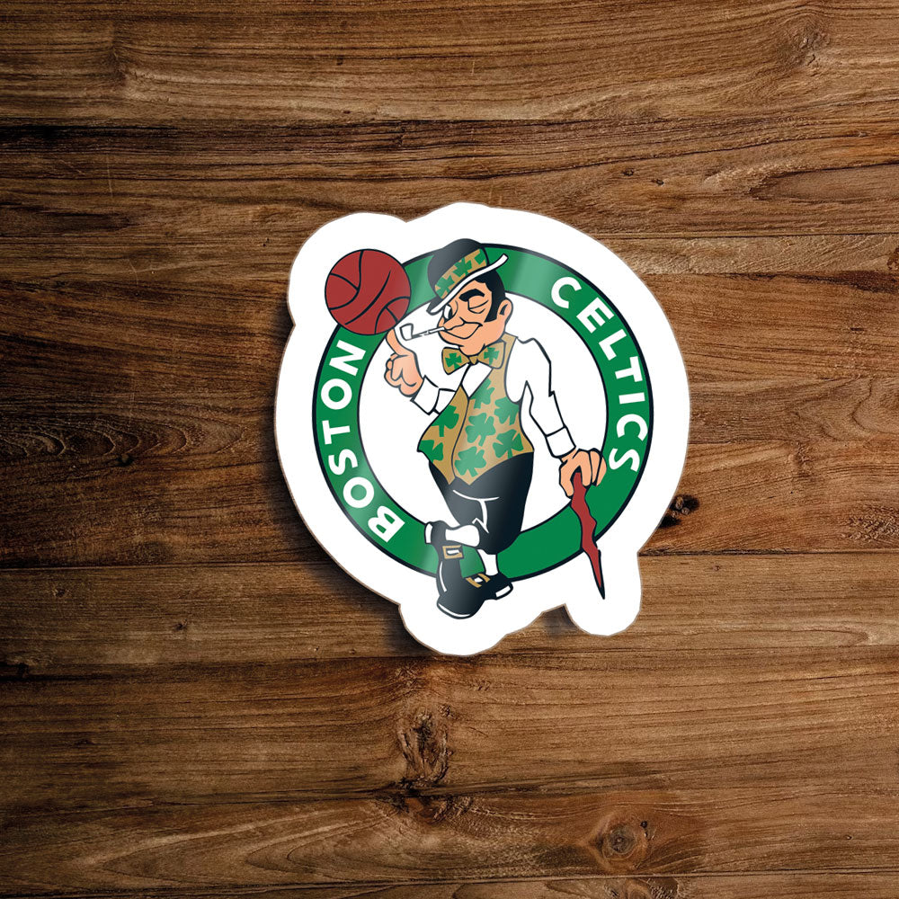 Sticker fan de basket nba Sticker_autocollant_logo_boston_celtics ...