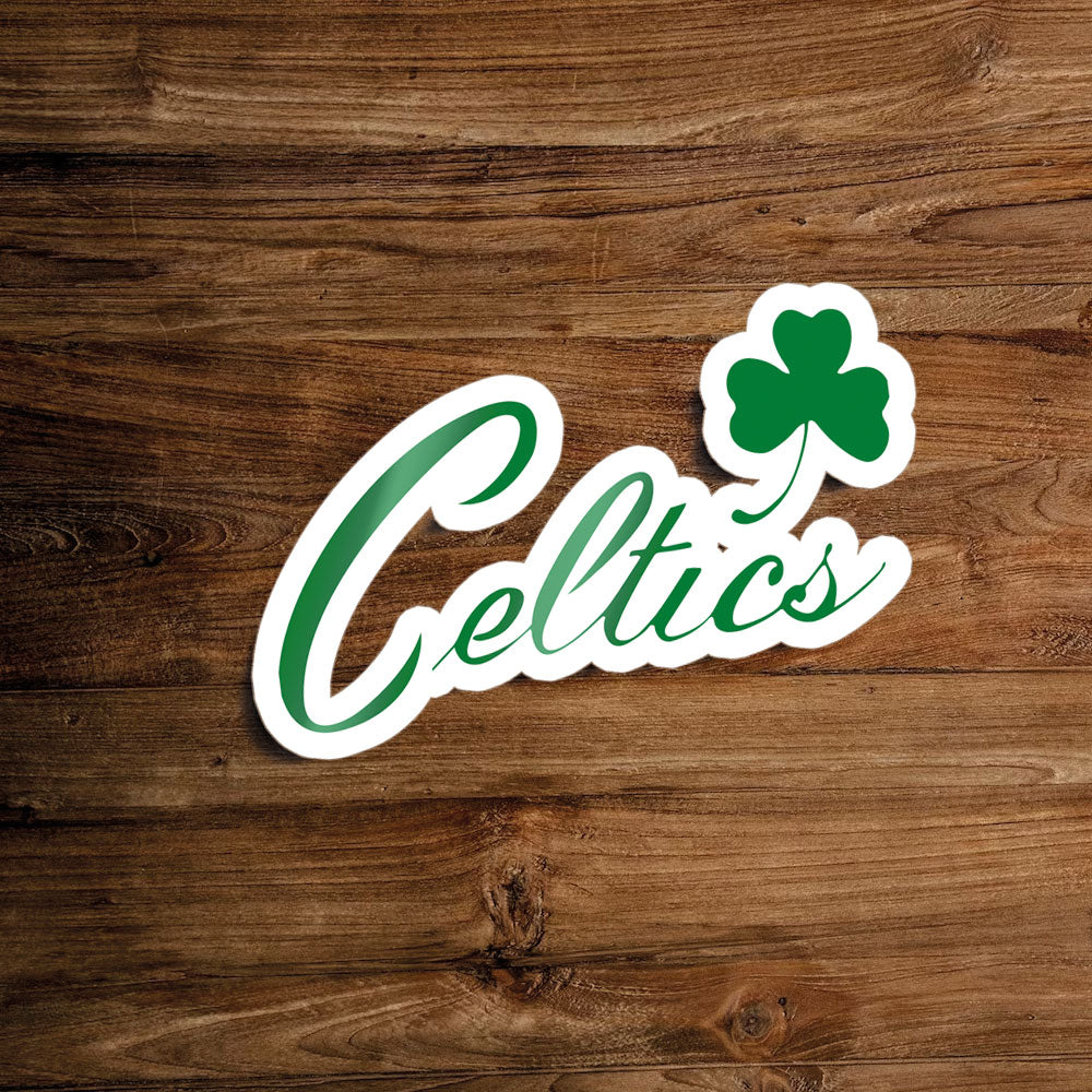 Adhésif pour fan nba Sticker_autocollant_logo_boston_celtics - Sticker ...