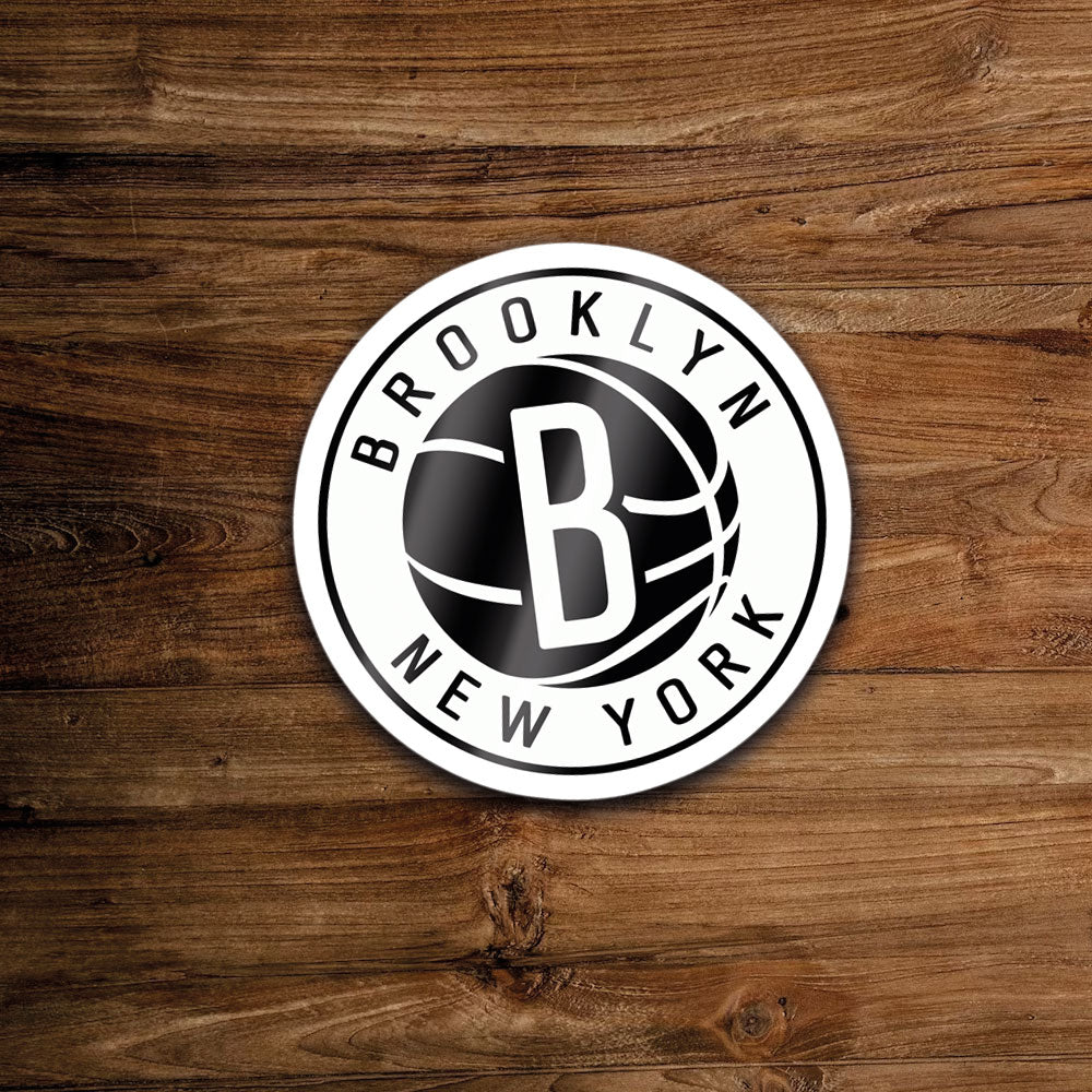 Sticker basket décor nba Sticker_autocollant_logo_brooklyn_nets ...