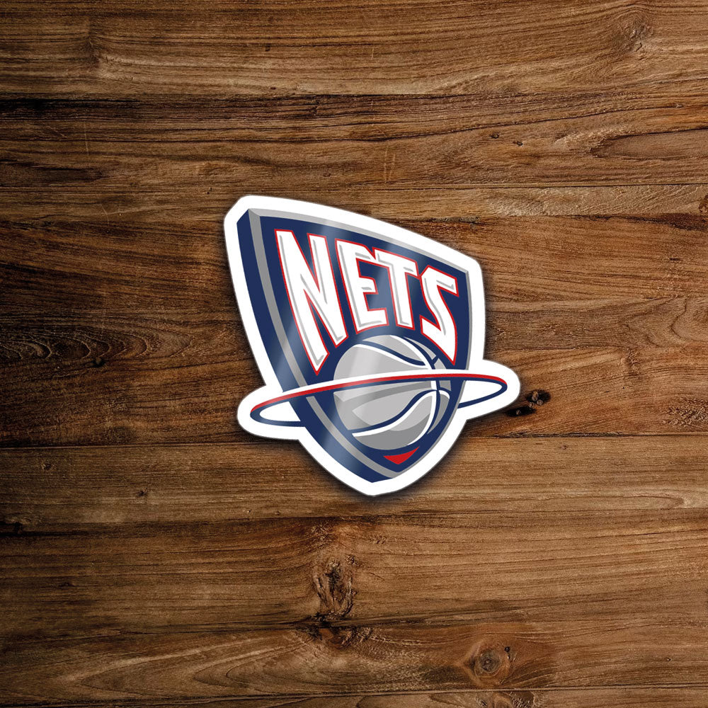 Sticker de décoration basket nba Sticker_autocollant_logo_brooklyn_nets ...