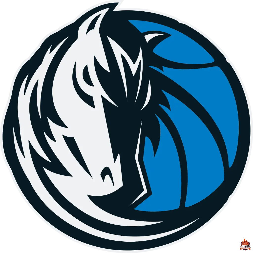 Adhésif pour fan nba Sticker_autocollant_logo_Dallas_mavericks ...