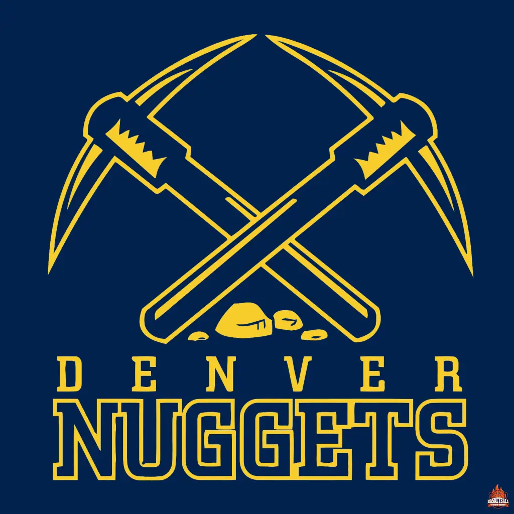 Autocollant de basket nba Denver_Nuggets - Sticker Club Basket ...