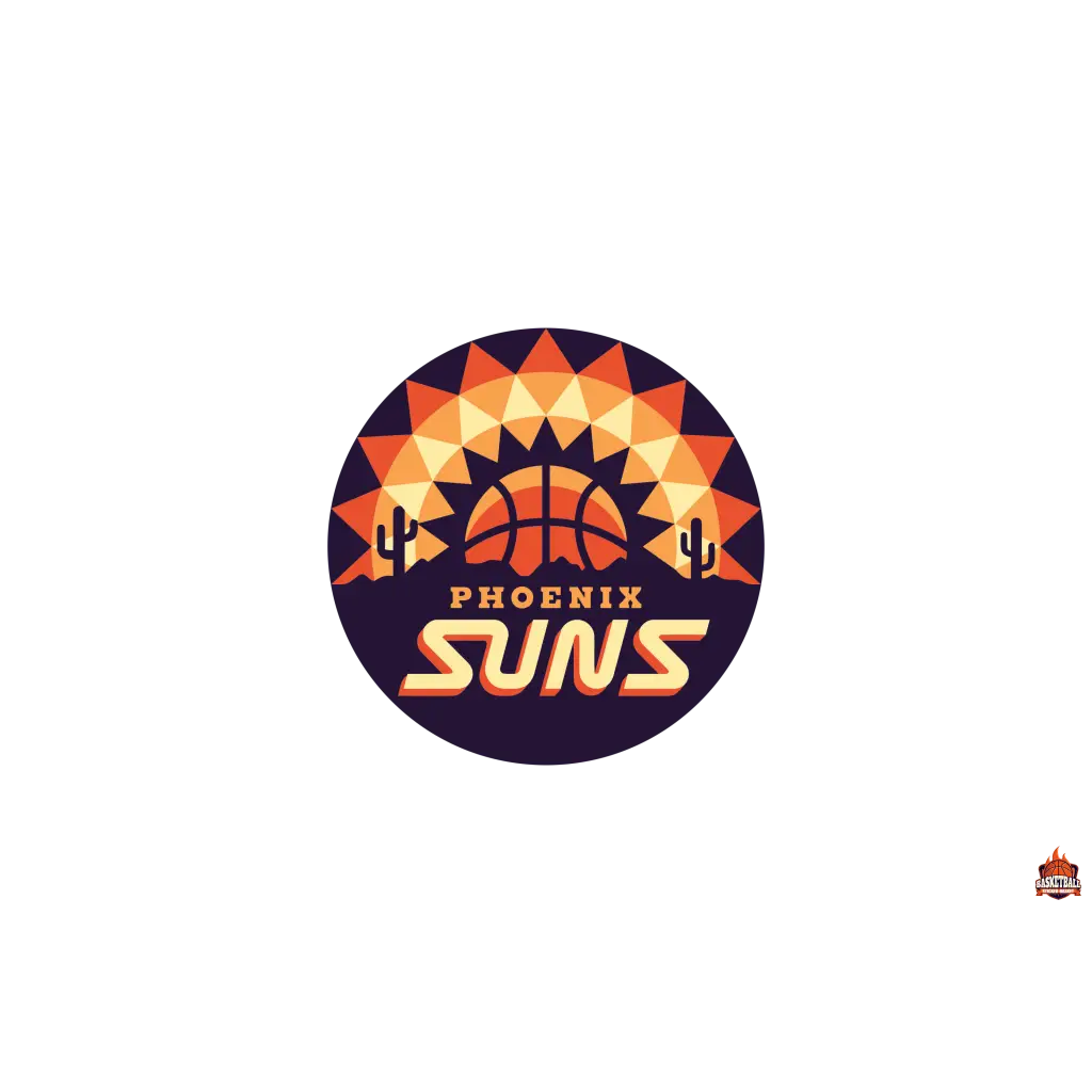 Autocollant de basket nba Phoenix_Suns - Sticker Club Basket – Sticker ...