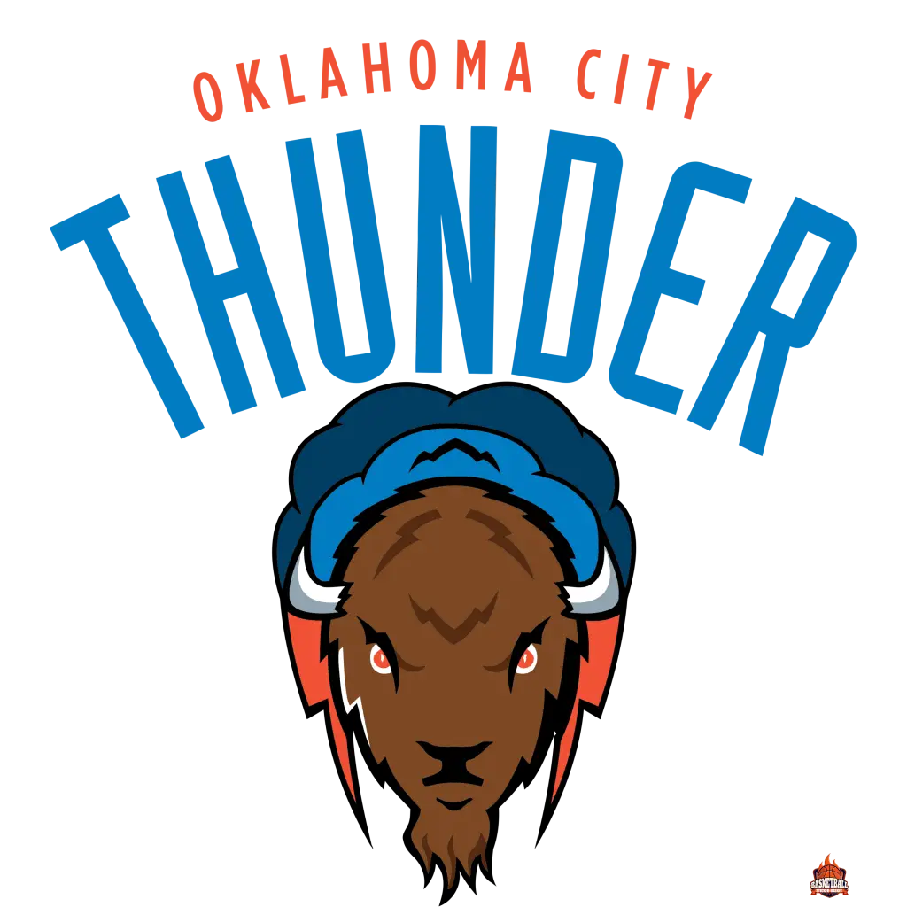 Autocollant logo nba Oklahoma_city_thunder - Sticker Club Basket ...