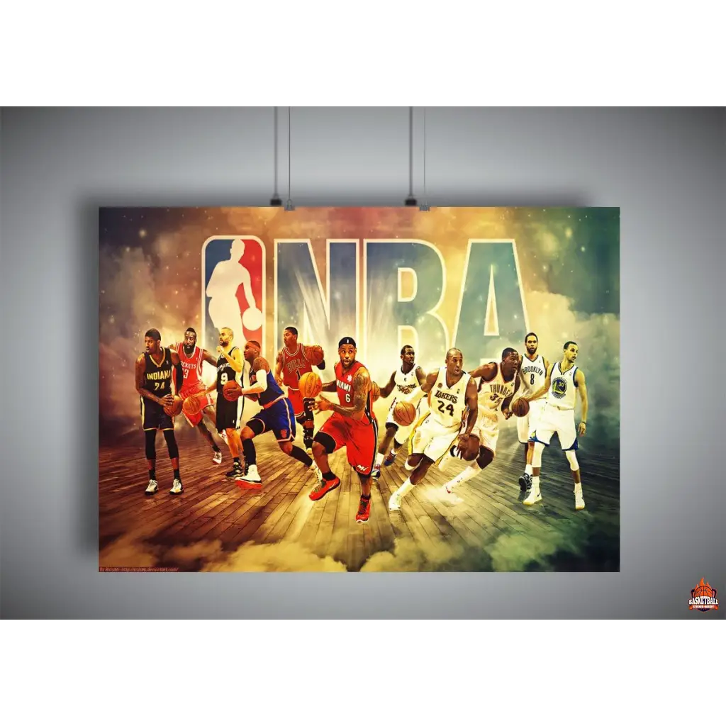 Poster NBA stars Legend Team - Affiche et Poster Basketball – Sticker ...