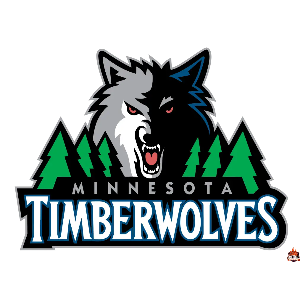 Sticker basket décor nba Minnesota_Timberwolves - Sticker Club Basket ...