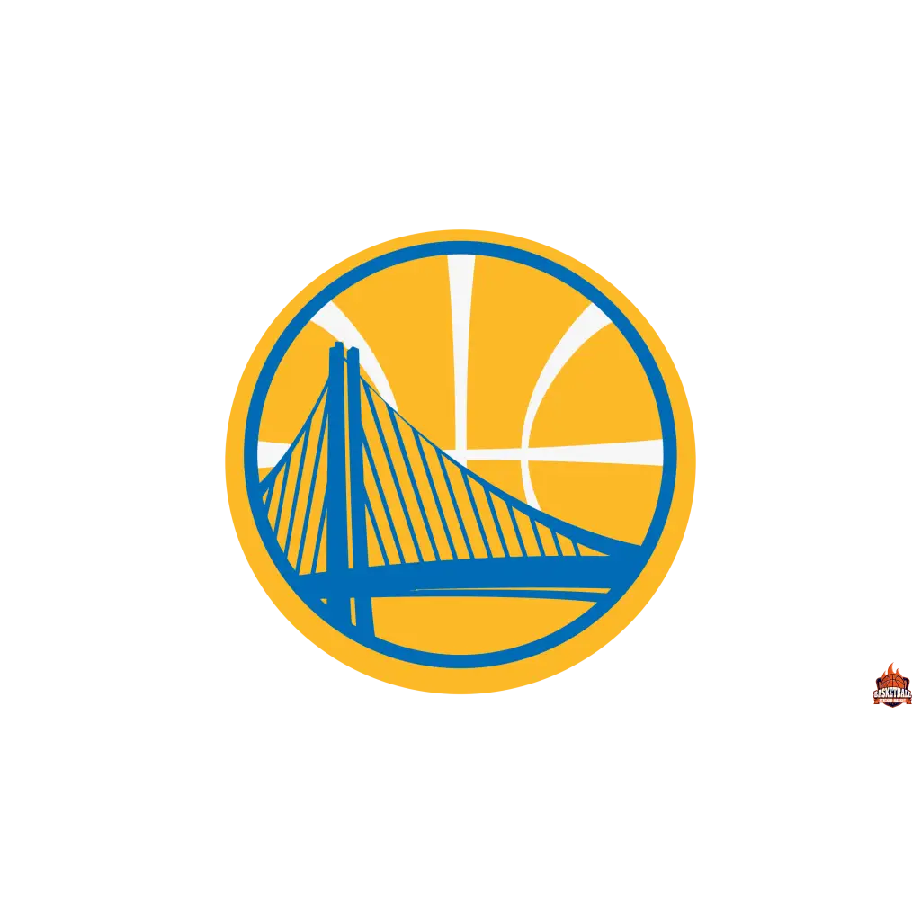 Sticker de décoration basket nba Sticker_autocollant_logo_Golden_States ...