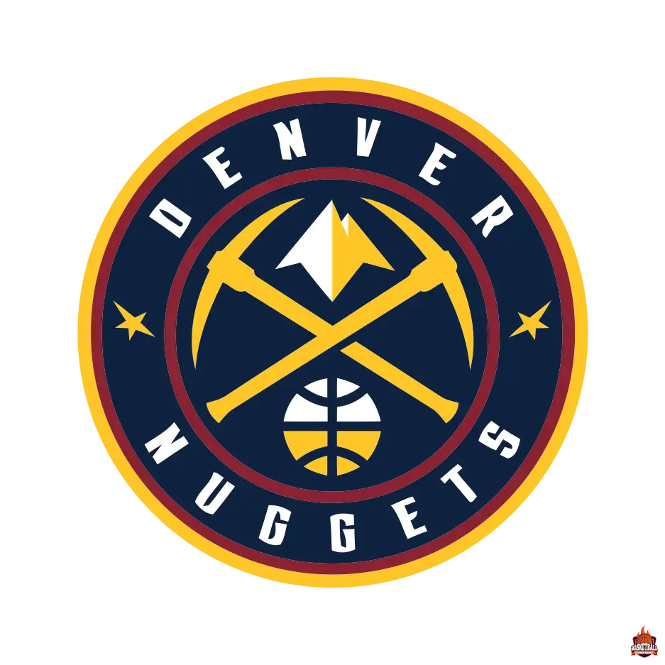 Sticker de décoration basket nba Denver_Nuggets - Sticker Club Basket ...