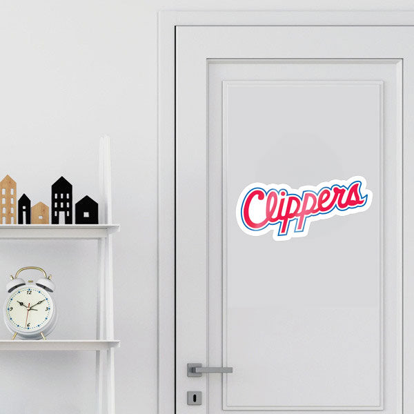 Sticker fan de basket nba Sticker_autocollant_logo_LA_Clippers ...