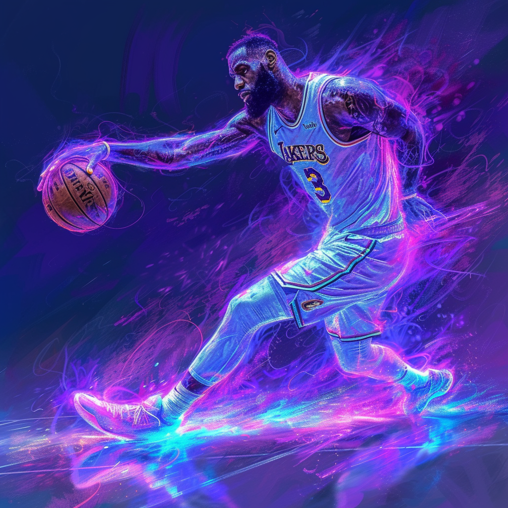 Papier Peint NBA LeBron James - Passion Basketball ! – Sticker-Basket ...